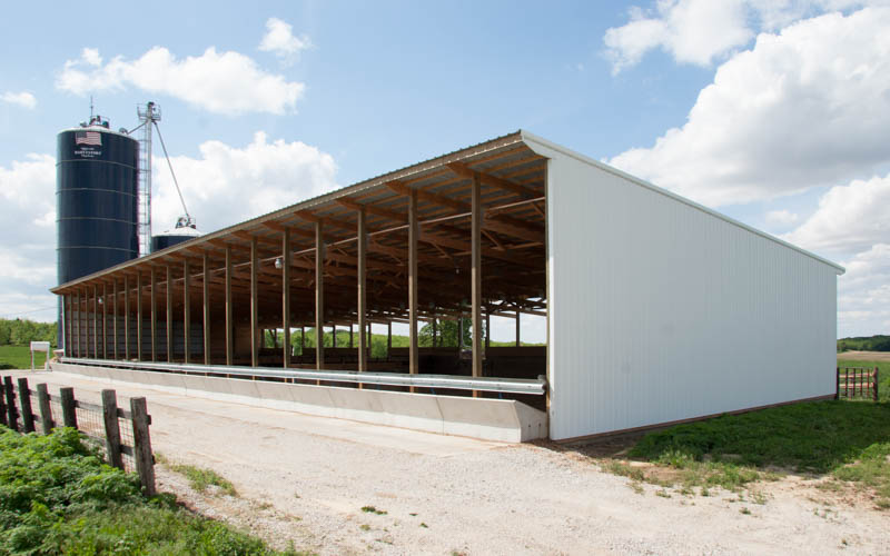 Monoslope Beef Barn | Henry County, Illinois | FBi Buildings
