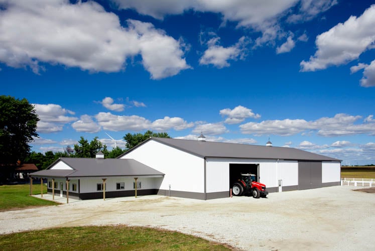 Pole Barn Farm Shop | West Elwood, Indiana | FBi Buildings