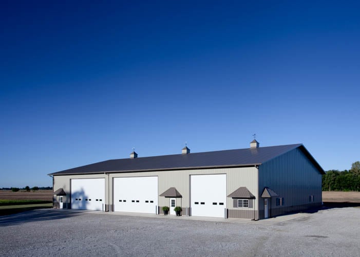 Post Frame Farm Shop Combination | Tipton, IN | FBi Buildings