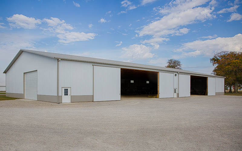 Post Frame Equipment Shed | Carroll County, Indiana | FBi Buildings