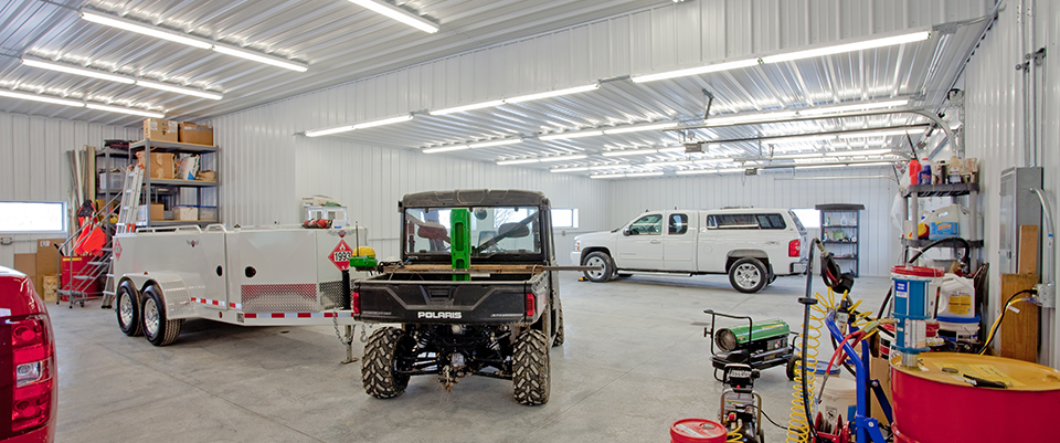 Interior Lined Farm Shop | Carroll County, IN | FBi Buildings